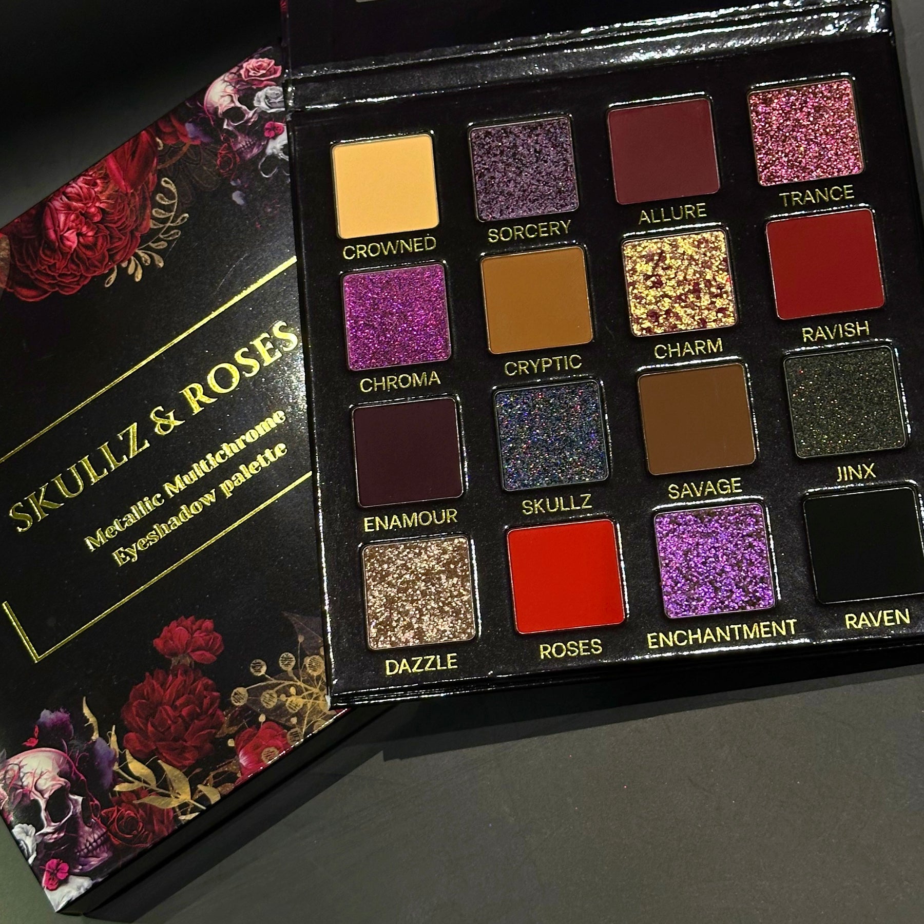 ( PRE ORDER 6-8 WEEKS ) Skullz & Roses Metallic Multichrome Eyeshadow ...
