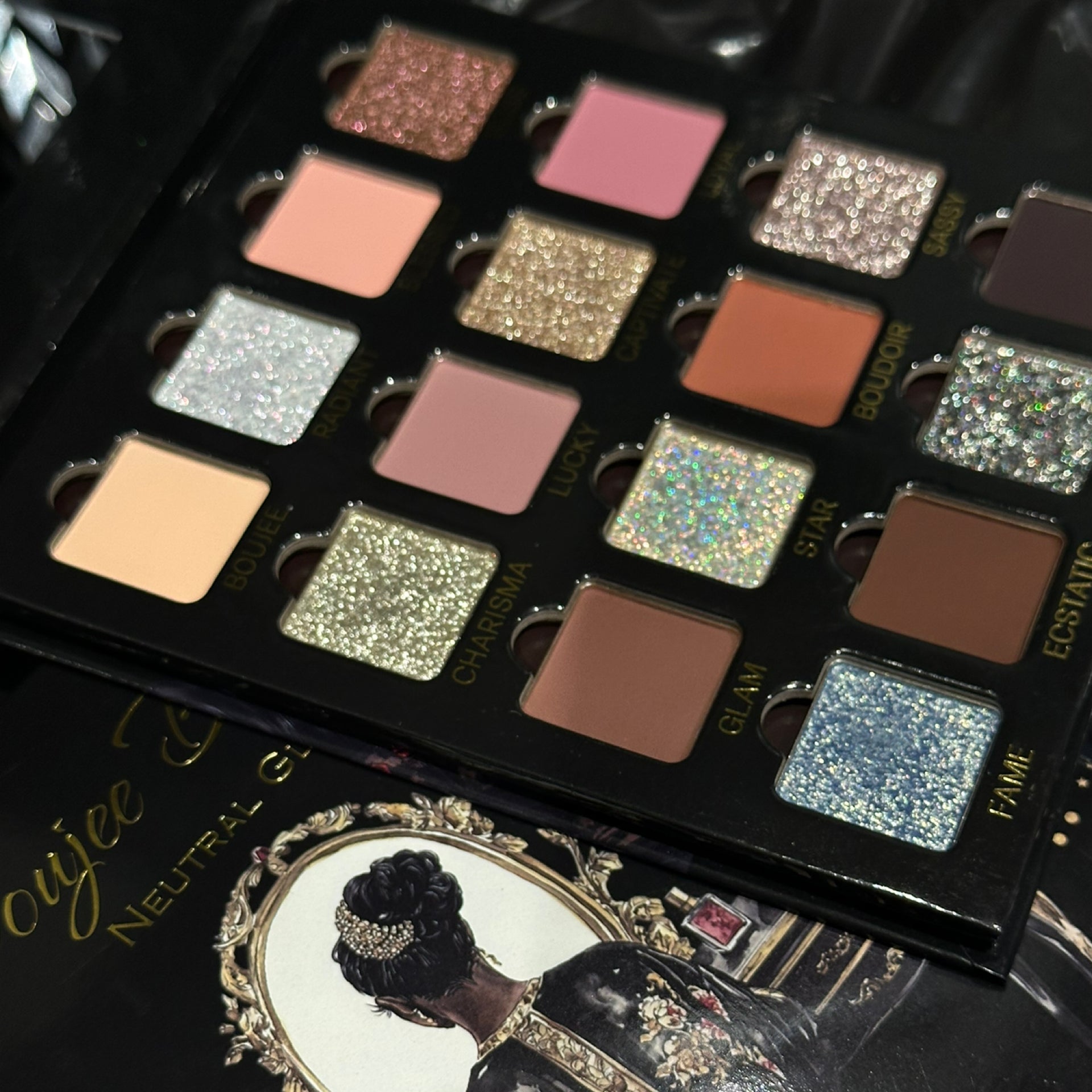 Boujee Boudoir Neutral Glam Eyeshadow Palette | Kaima Cosmetics