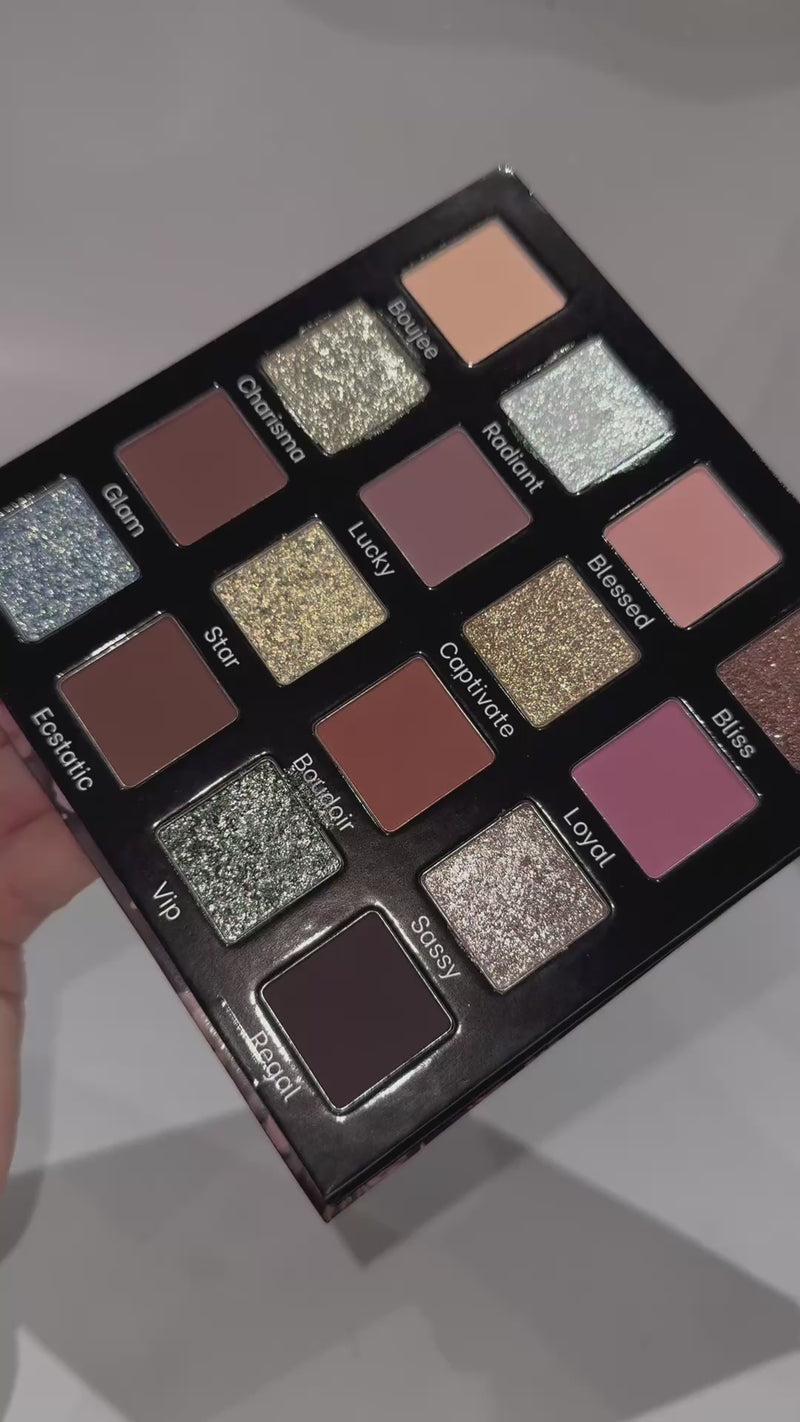 Boujee Boudoir Neutral Glam Eyeshadow Palette | Kaima Cosmetics